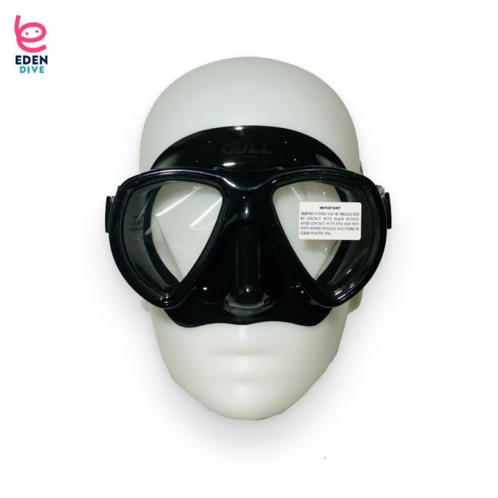 GULL SKIN ANELIA Black Silicone - หน้ากากดำน้ำ | Lazada.co.th
