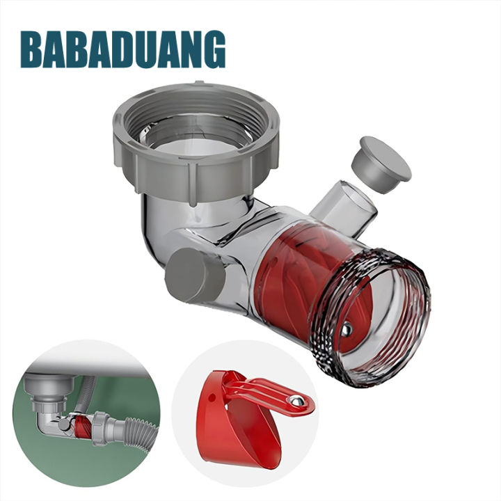 Sink Trap P Trap Replacement Upgrade Visible Sink Drain Backflow Preventer And 2 Overflow Ports