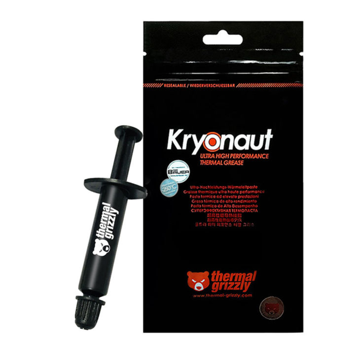 1g Thermal Grizzly Kryonaut Compound Thermal Paste for GPU and CPU ...