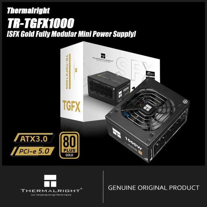 Thermalright TR-TGFX1000 1000W Gold Fully Modular SFX Power Supply ATX3 ...