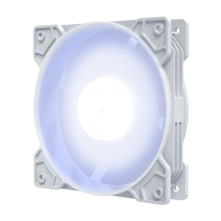 COOLMOON ASIA FOX (WHITE) 12CM Cooling Fan สีขาว(ไม่ต้องต่อรีโมท)ของ ...