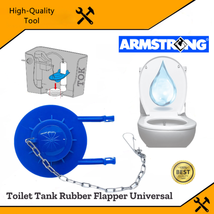 ARMSTRONG Toilet Bowl Tank Rubber Flapper Universal Drain Flush Valves ...