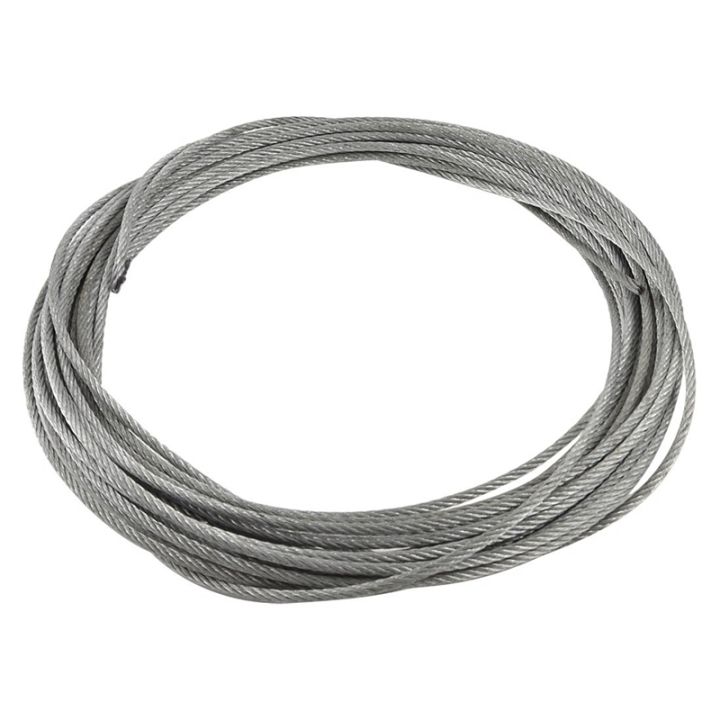 3mm Diameter Flexible Stainless Steel Wire Rope Cable 12 Meter Length ...