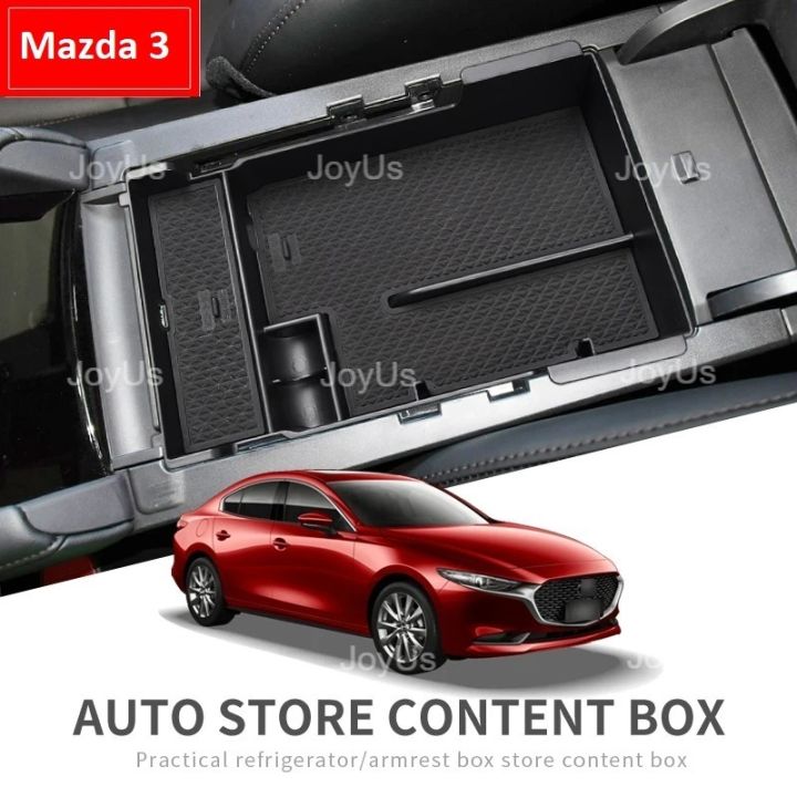 Mazda 3 Mazda 3 Hatchback (2020-2024) Armrest Storage Box Compartment ...