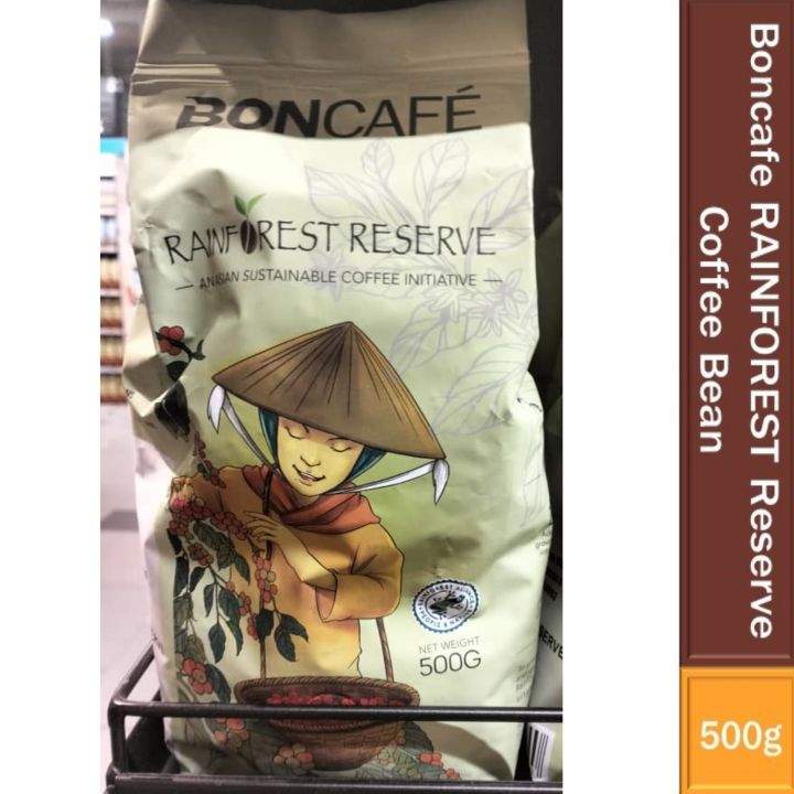 Boncafe Rainforest Reserve Coffee Bean, 500g | Lazada