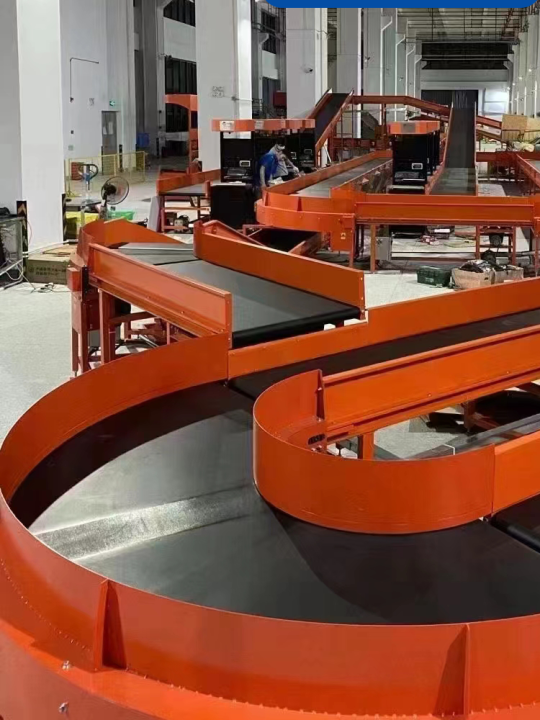 Spot 180-degree 90-degree turning machine express sorting assembly line ...