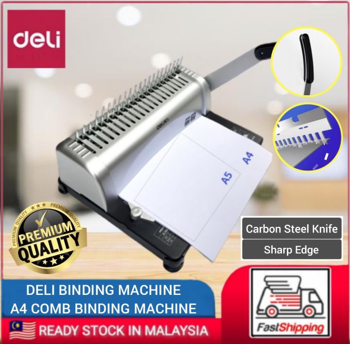 Deli Comb Binding Machine Plastic Comb Binding Machine *Model E3870 ... Deli Comb Binding Machine Plastic Comb Binding Machine *Model E3870 ...