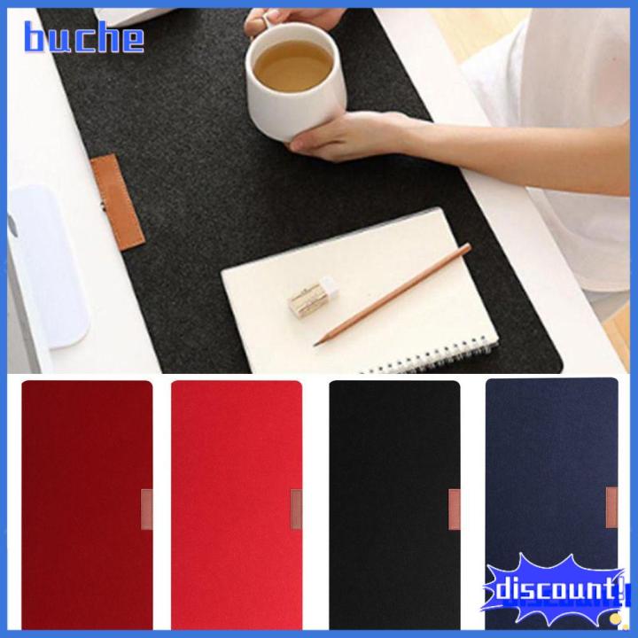 BUCHE Soft Modern Office Wool Felt Table Computer Desk Mat Keyboard ...