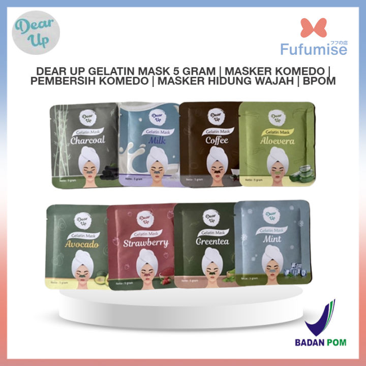 DEAR UP Gelatin Mask 5 gram | Masker Komedo | Pembersih Komedo | Masker ...