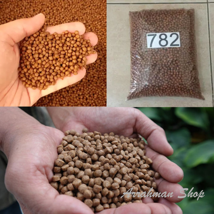 PELET 782 HIPROVITE 1KG PAKAN MAKANAN IKAN NILA PATIN GURAME MAS GABUS ...