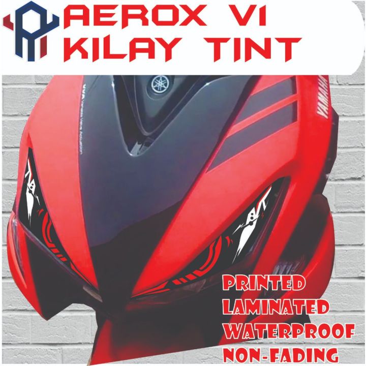 Mio Aerox V1 Kilay Tint printed laminated transparent waterproof ...