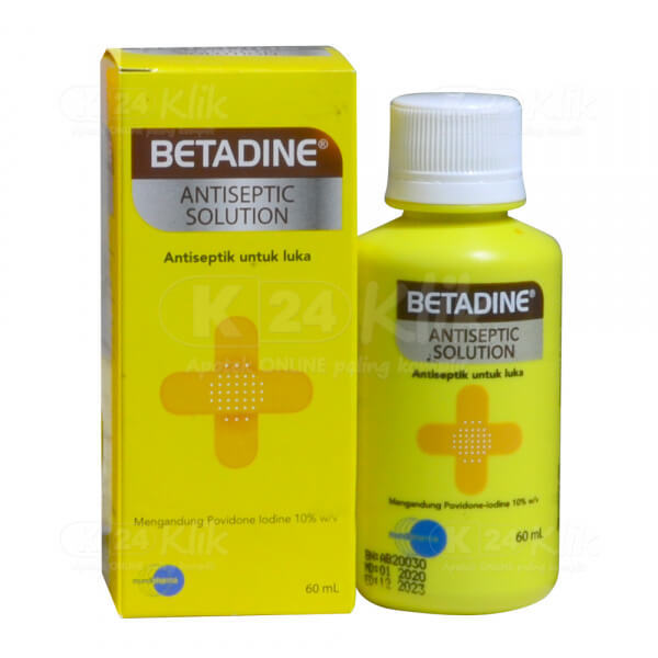 Betadine Solution Ukuran 60ml Obat Luka Luar Antiseptik Betadine | Lazada Indonesia