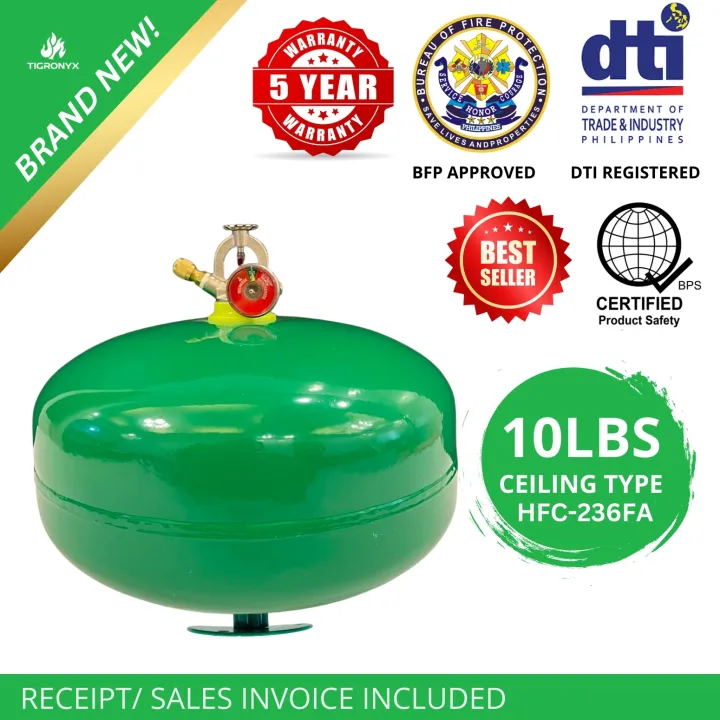 Ceiling Type Fire Extinguisher HFC-236FA 10lbs (Automatic Sprinkler ...