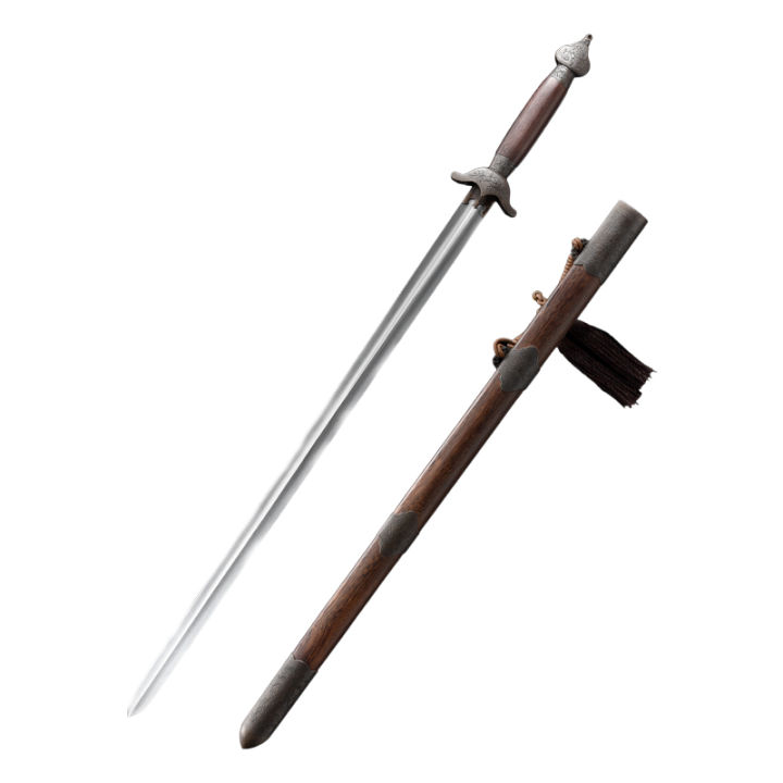 Peony Taiji soft sword (old clothes, chicken wing wood) Zhejiang arts ...