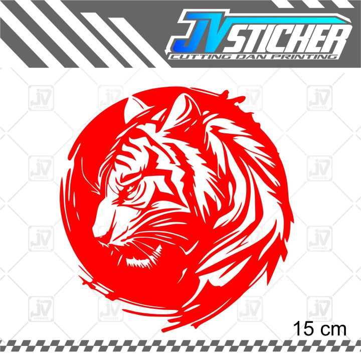 stiker macan tiger cutting sticker motor murah | Lazada Indonesia