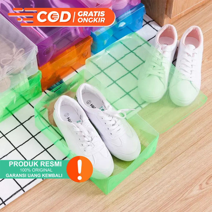 KOTAK BOX PENYIMPANAN SEPATU PLASTIK | Lazada Indonesia