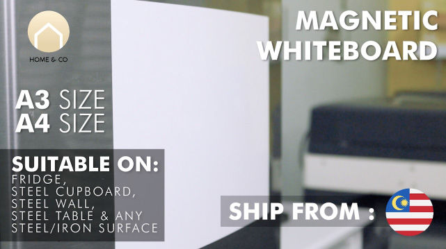 HNC A3 size Magnetic Whiteboard Fridge | Magnetic Whiteboard Planner ...