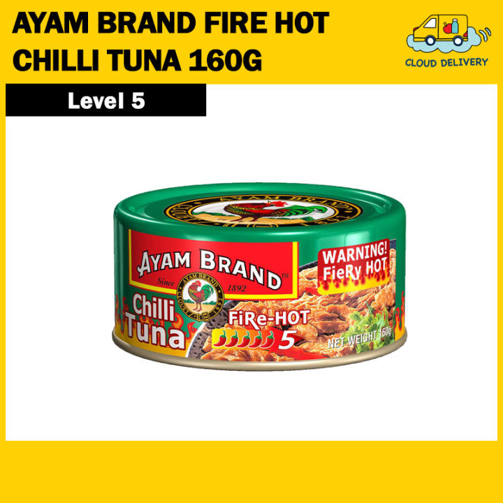 Ayam Brand Fire Hot Chilli Tuna 160g - level 5 | Lazada Singapore