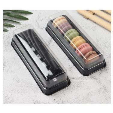 50pcs 6s Macaroon Plastic Container Plastic Blister Box French Macaron ...