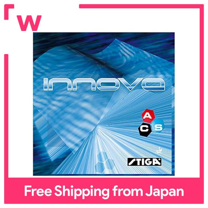 STIGA Table Tennis Rubber All-Round Control Type Back Soft Inova Black Medium Thickness 9835-18 ...