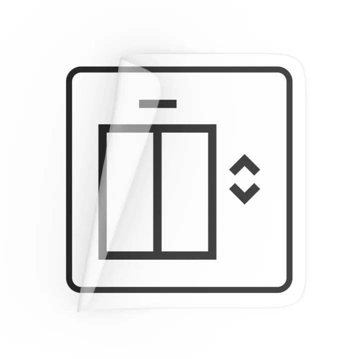 lift sticker signage - lift - stiker penanda logo lift - wayfinding ...