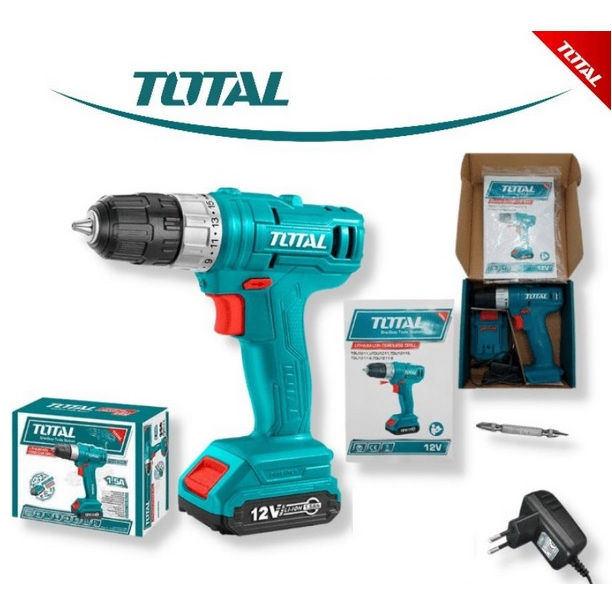 TOTAL Li-ion Cordless Drill 12V TDLI1211 Lithium-ion | Lazada