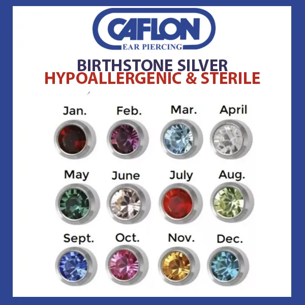 Hypoallergenic birthstone earrings store