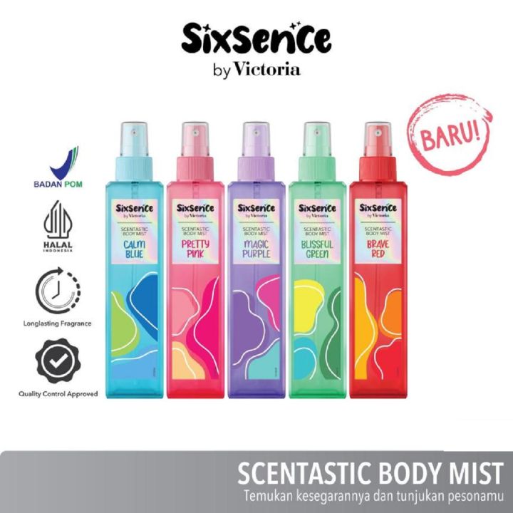 Victoria Sixsence Scentastic Body Mist 100ml - Parfum Tubuh | Lazada ...