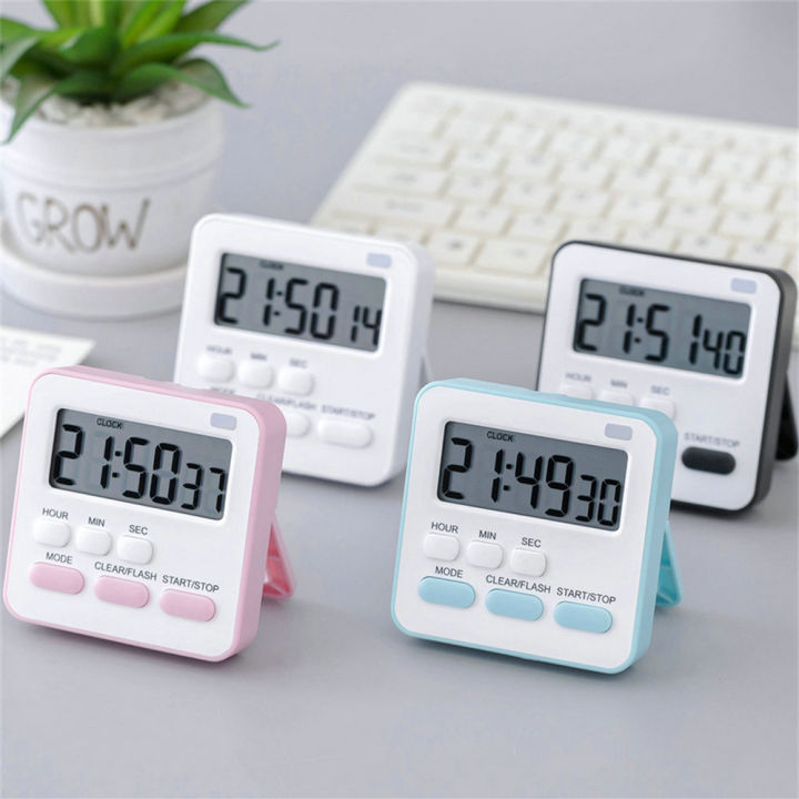 YILQQPER LCD Digital Timer Kitchen Countdown Timer Alarm Clock Magnet ...