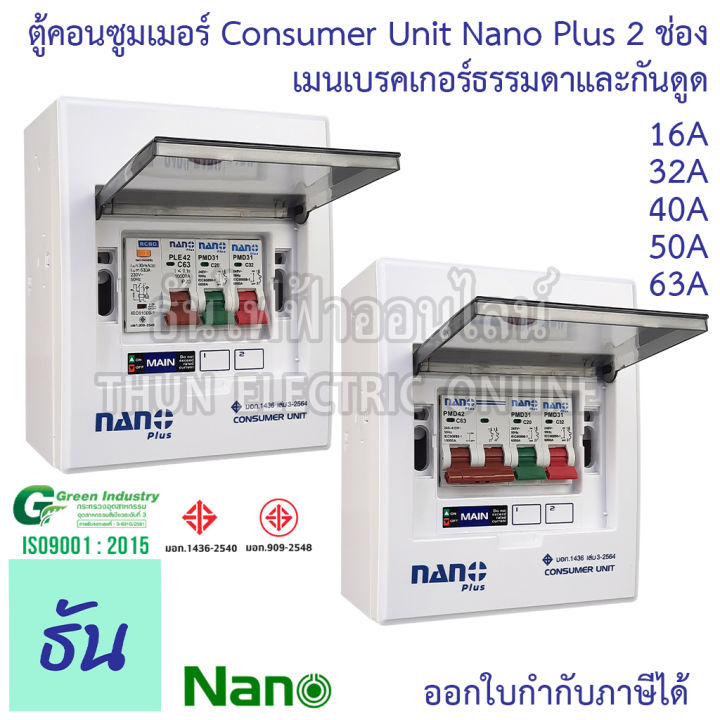 Nano ตู้คอนซูมเมอร์ ตู้คอนซูเมอร์ ยูนิต NN-CM NNP-CR CONSUMER UNIT NANO ...