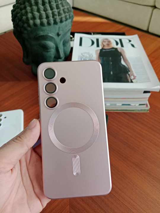 Samsung S24 Plus Liquid Metal Finish Magsafe Case (Rose Gold) | Lazada PH