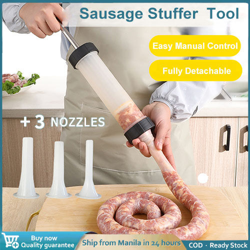Sausage Stuffer Manual Sausage Maker Meat Stuffer Filler Fast Sausage ...