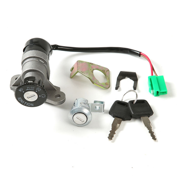 Motorcycle Suzuki Smash 110 Ignition Switch Set With Seat Lock Main ...