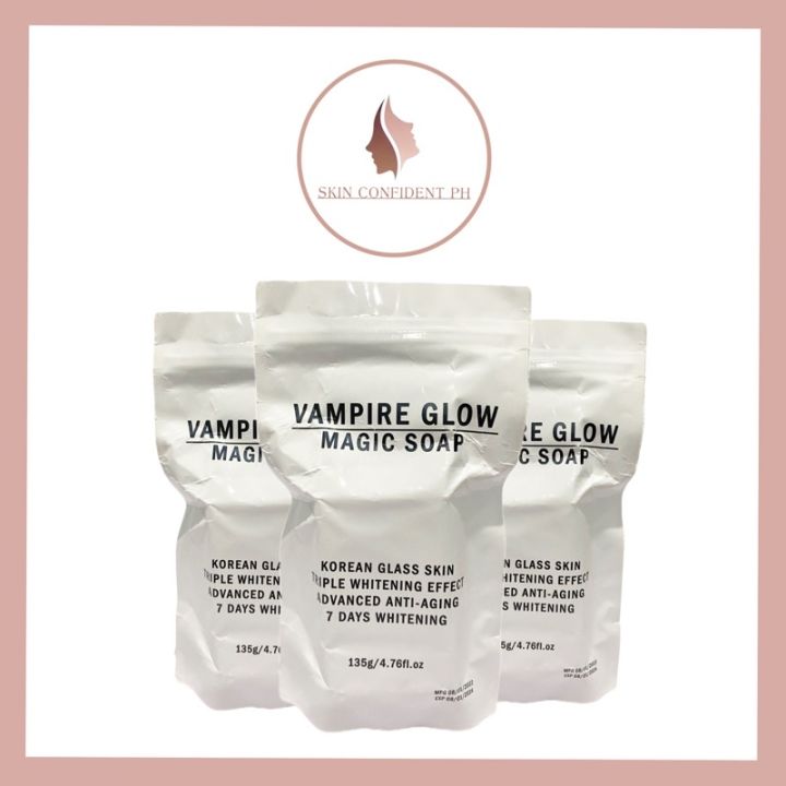 VAMPIRE GLOW MAGIC WHITENING SOAP (7 Days Whitening) | Lazada PH