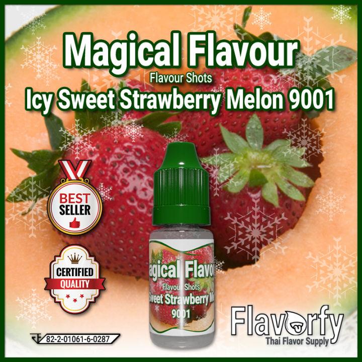 Magical Flavour Icy Sweet Strawberry Melon 9001 - กลิ่นสตรอเบอร์รี่ เม ...