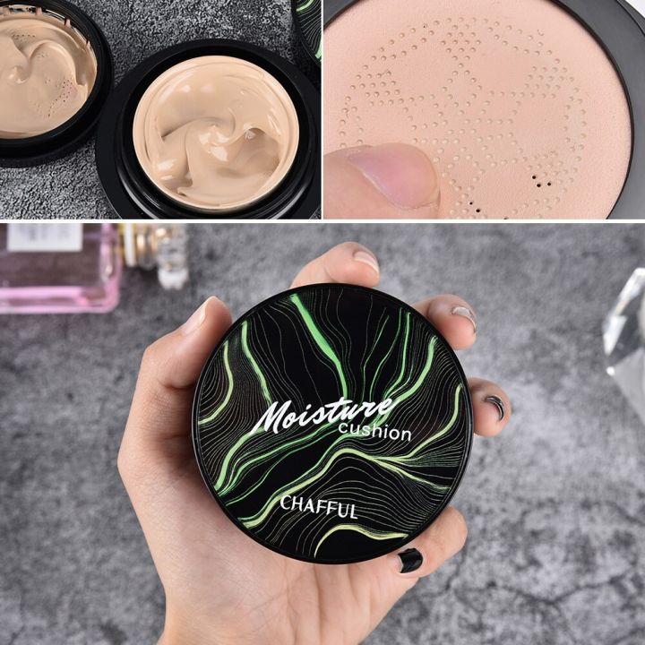 [LADES] CHAFFUL รองพื้น คุชชั่นแต่งหน้า บีบีครีมแต่งหน้า พร้อมฟองน้ำหัว ...