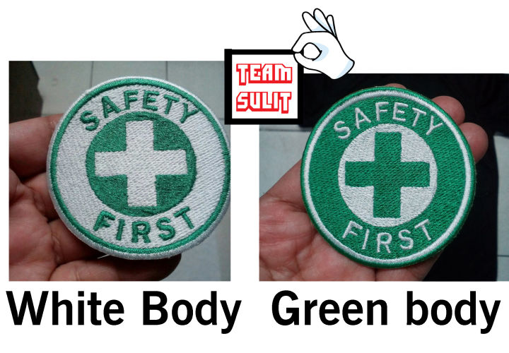MS22137 occupational safety first officer sign patch logo embroidery2,5 ...