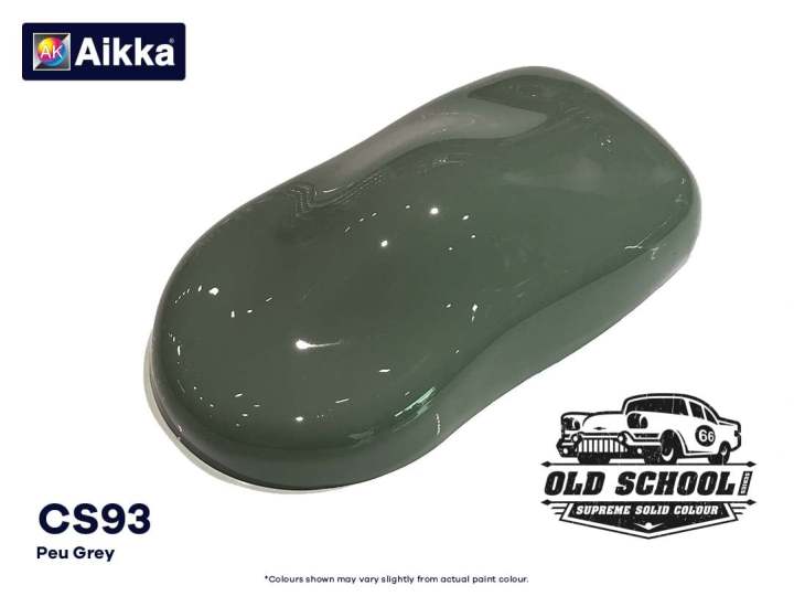 AIKKA CS93 PEC GREY OLD SCHOOL SUPREME SOLID COLOUR 2K PAINT | Lazada