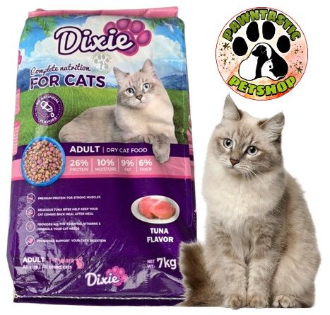 Dixie Adult Cat Dry Food 7kgs - Tuna | Lazada PH