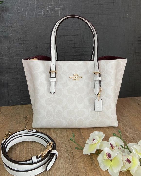 Guaranteed Coach Original C4250 Mollie Tote 25 in Signature Canvas ...
