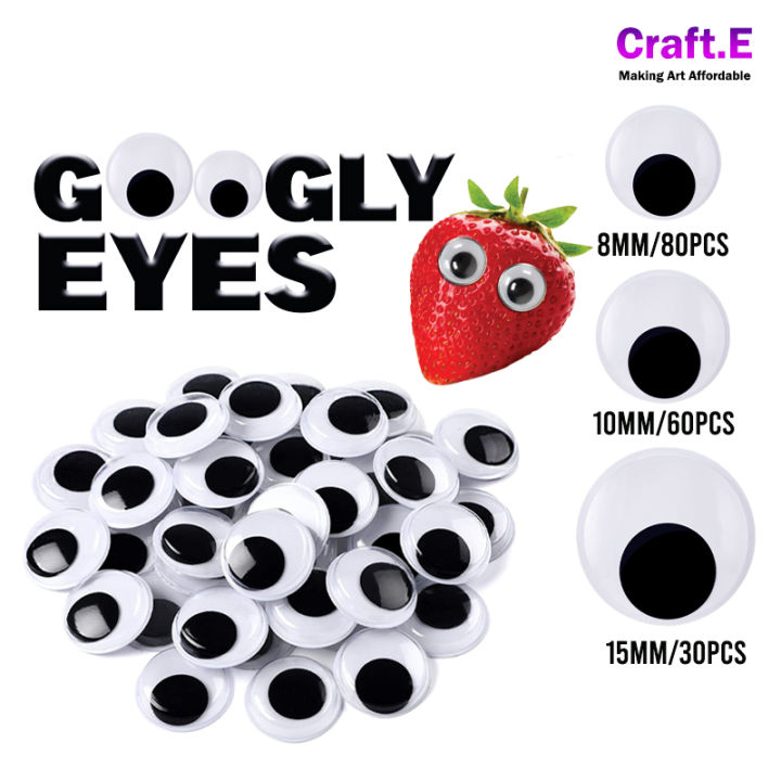 Craft.E Googly Eyes with Glue Self Adhesive Wholesale Art Craft Eyelash ...