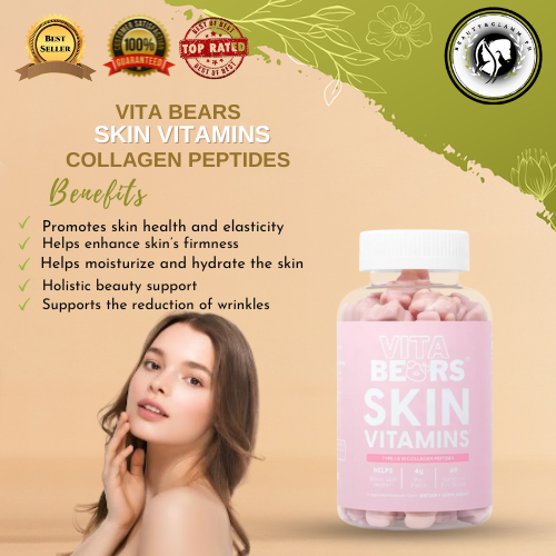 VITABEARS SKIN Chewable Gummy bears, original skin vitamins ...