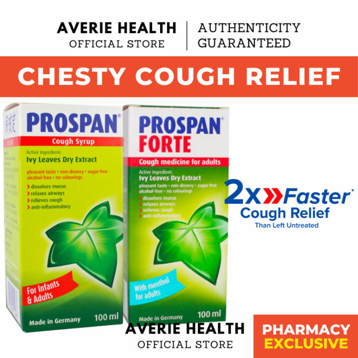 Ready Stock Prospan Cough Syrup | Forte 100ml | Dissolves Phlegm Cough ...