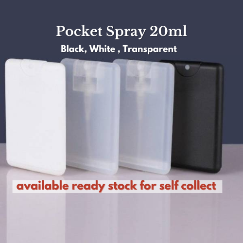 REFILLABLE PORTABLE POCKET SPRAY BOTTLE PERFUME SANITIZER DISINFECTANT ...
