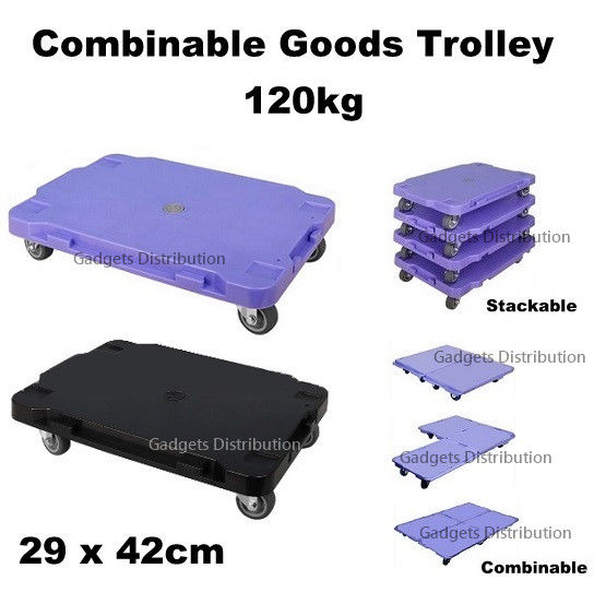 [1 Unit] 120kg 42*29cm 42 29cm Combinable Joinable Stackable Hand Goods ...