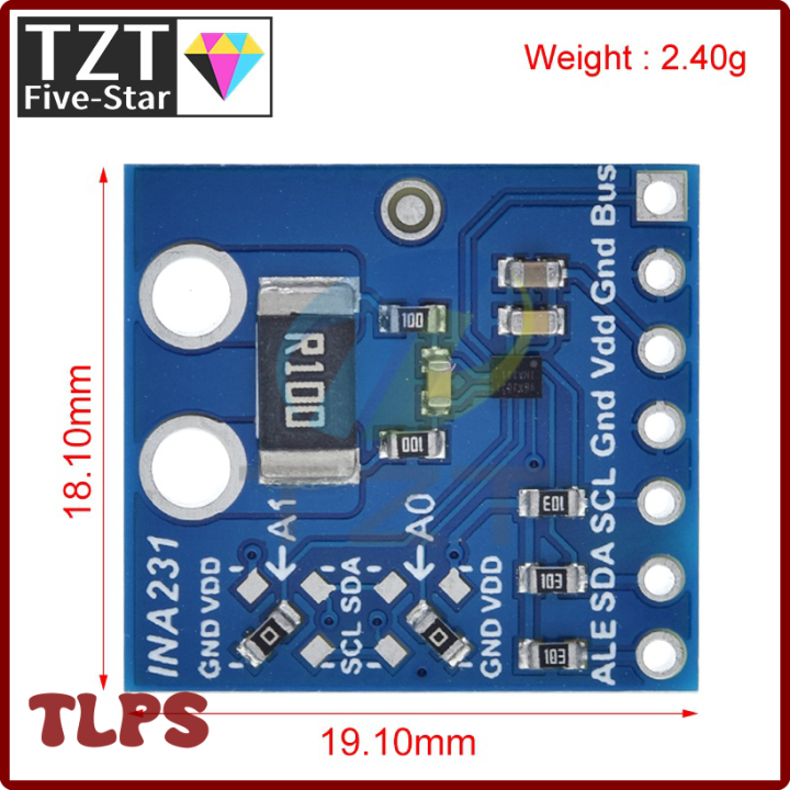 [TLPS] Ina231 Iic I2c Interface Bi-Directionele Stroom/Power Monitoring Sensor Module Voor ...