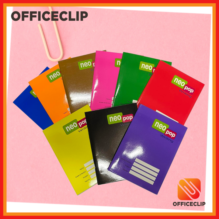 OfficeClip Neo Pop Veco Writing Notebook 80lvs - Elementary Notebook ...