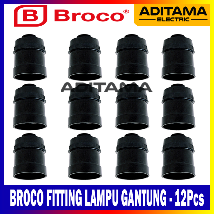 HARGA PER BOX FITTING LAMPU GANTUNG BROCO ISI 12 Pcs | Lazada Indonesia