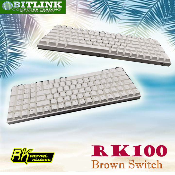 ROYAL KLUDGE RK100 WIRELESS MECHANICAL KEYBOARD | Lazada PH