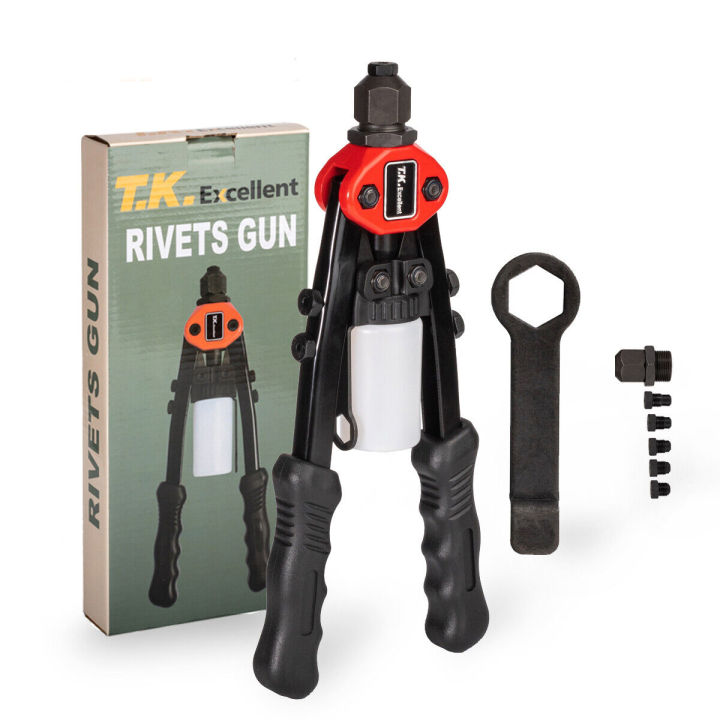 Rivet Tool, Two-Handed Operation Rivets tool, Equipping with 5 ...